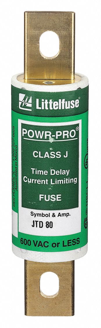 LITTELFUSE, JTD Series, Class J, Fuse - 486J85|JTD080 - Grainger