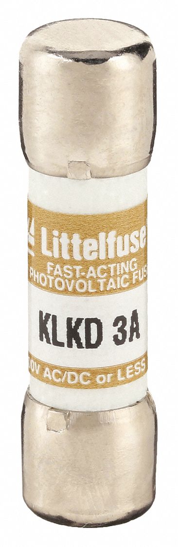 LITTELFUSE, 3 A Amps, 600V AC, Fuse - 486M50|KLKD003 - Grainger