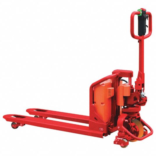 DAYTON, 3,300 lb Load Capacity, 48 in x 6 in, Manual-Lift/Powered-Drive ...