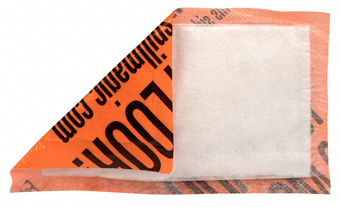 SPILL MAGIC Absorbent Pocket Pad, Clear, 7-1/2" L, PK30 - 487C63|250P30 ...