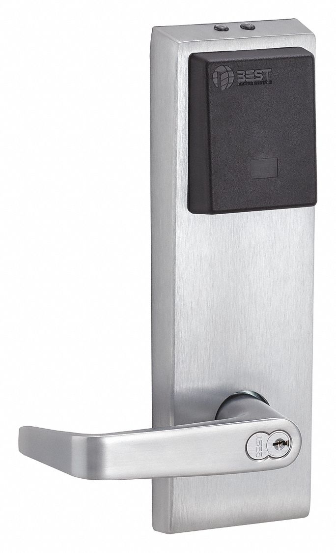 BEST, ADA Compliant, Chrome, Electronic Keyless Lock - 487F53 ...