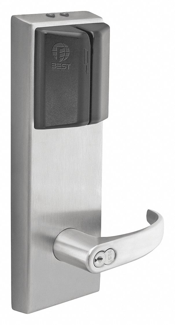 BEST, ADA Compliant, Chrome, Electronic Keyless Lock - 487F58 ...