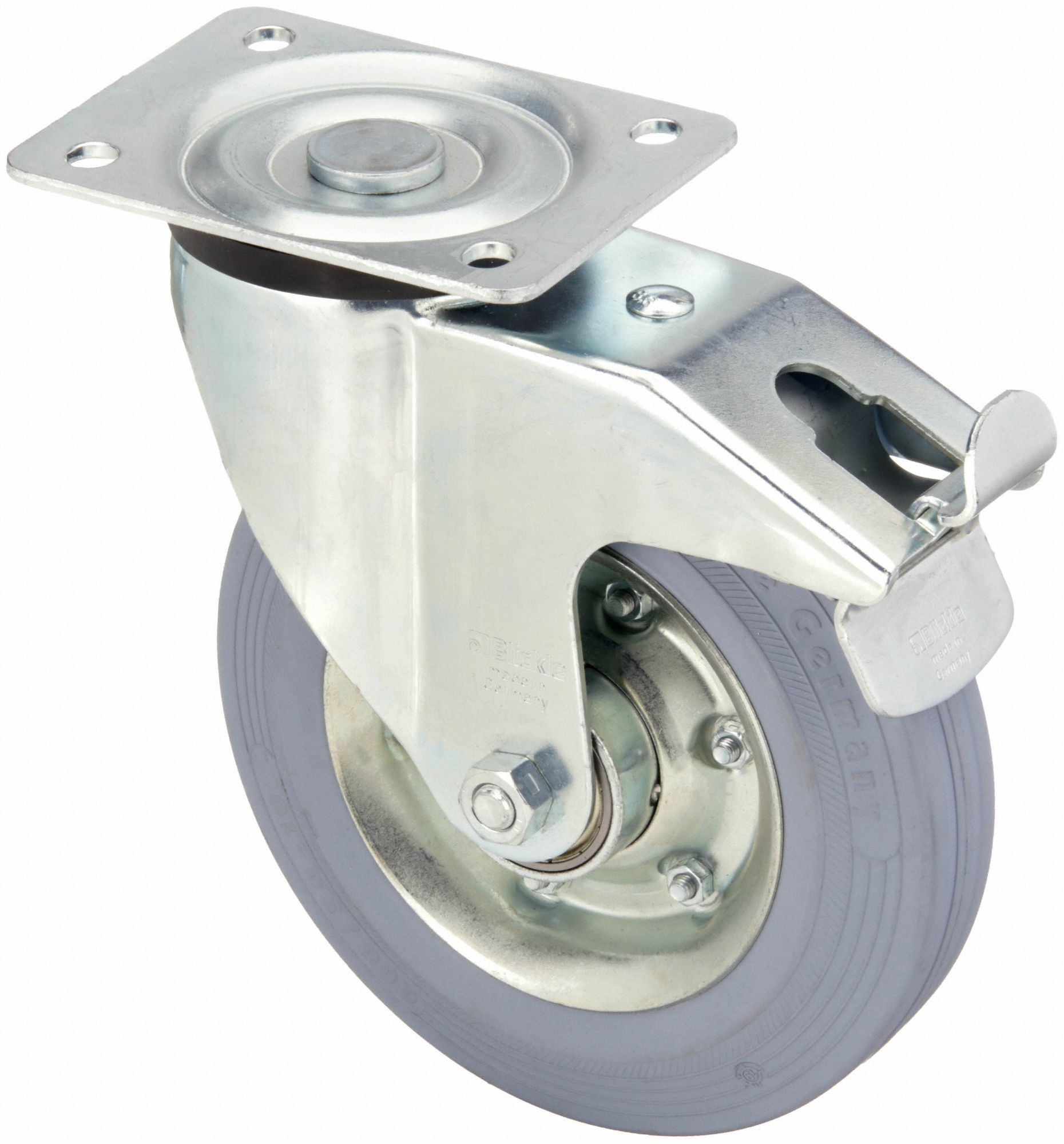 APPROVED VENDOR FLAT-FREE PLATE CASTER,SWIVEL,770 LB. - Plate Casters ...