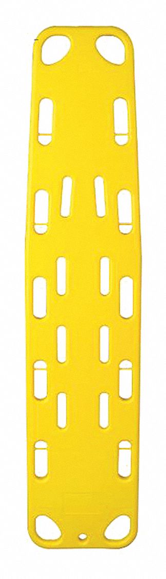 MEDSOURCE, Yellow, Not Foldable, Backboard - 487H62|MS-93000Y-16 - Grainger