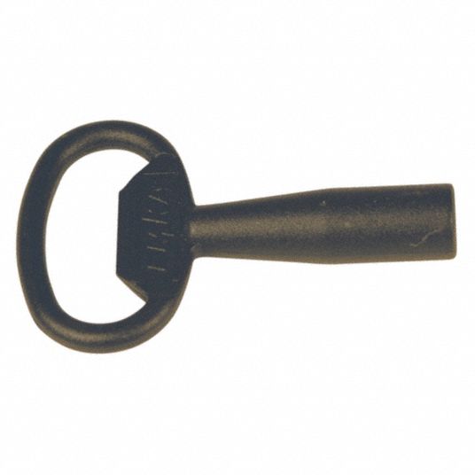 Square Key, Steel, Unfinished Finish, For Use With: Electrical Control ...