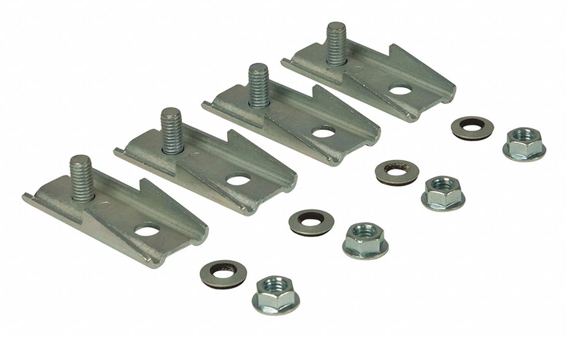 Mounting Foot Kit, Steel, Unfinished Finish, For Use With: Electrical ...