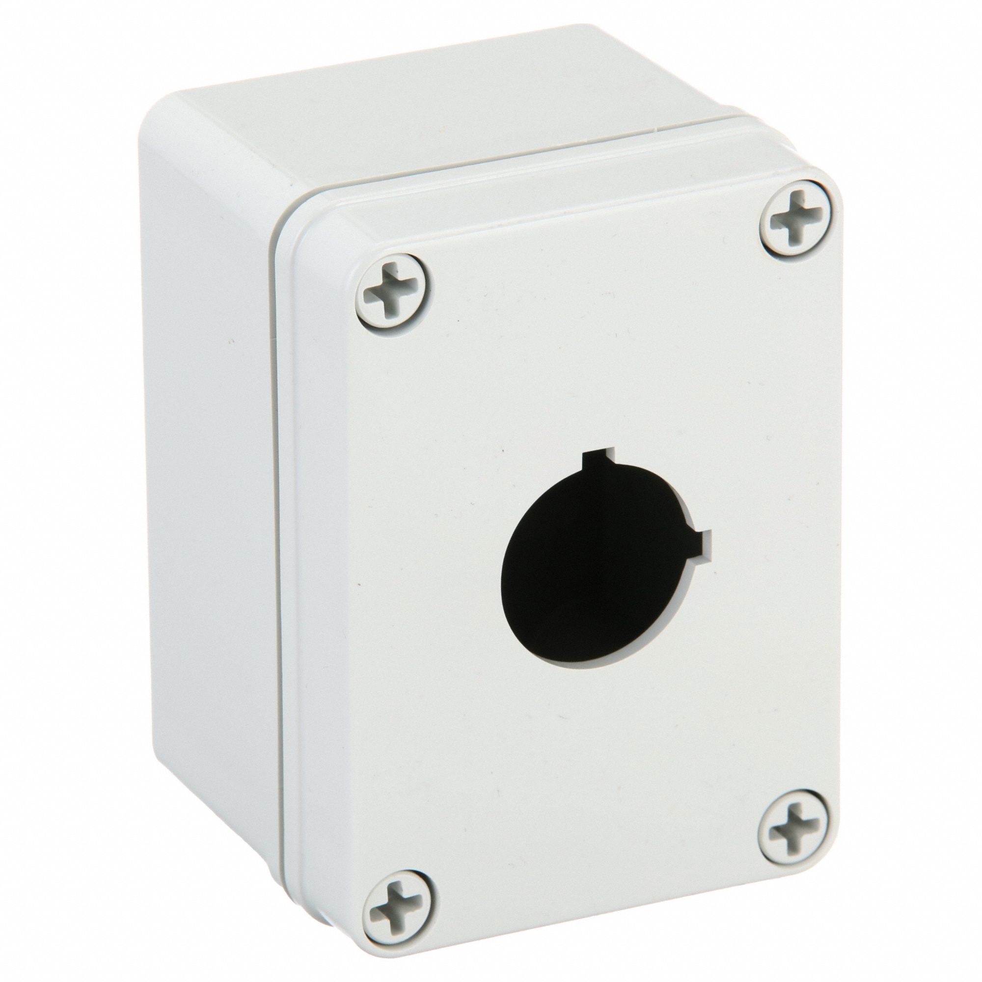 WIEGMANN, 30mm, 1 Holes, Push Button Enclosure - 487N53|HW-PN4X1PB ...