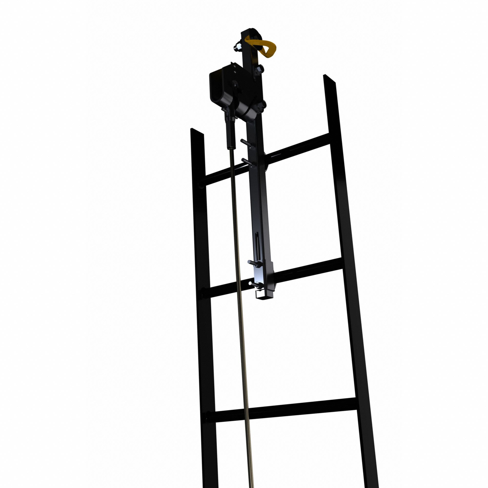 LAD-SAF Cable Vertical Safety System: 620 lb Wt Capacity, Galvanized ...