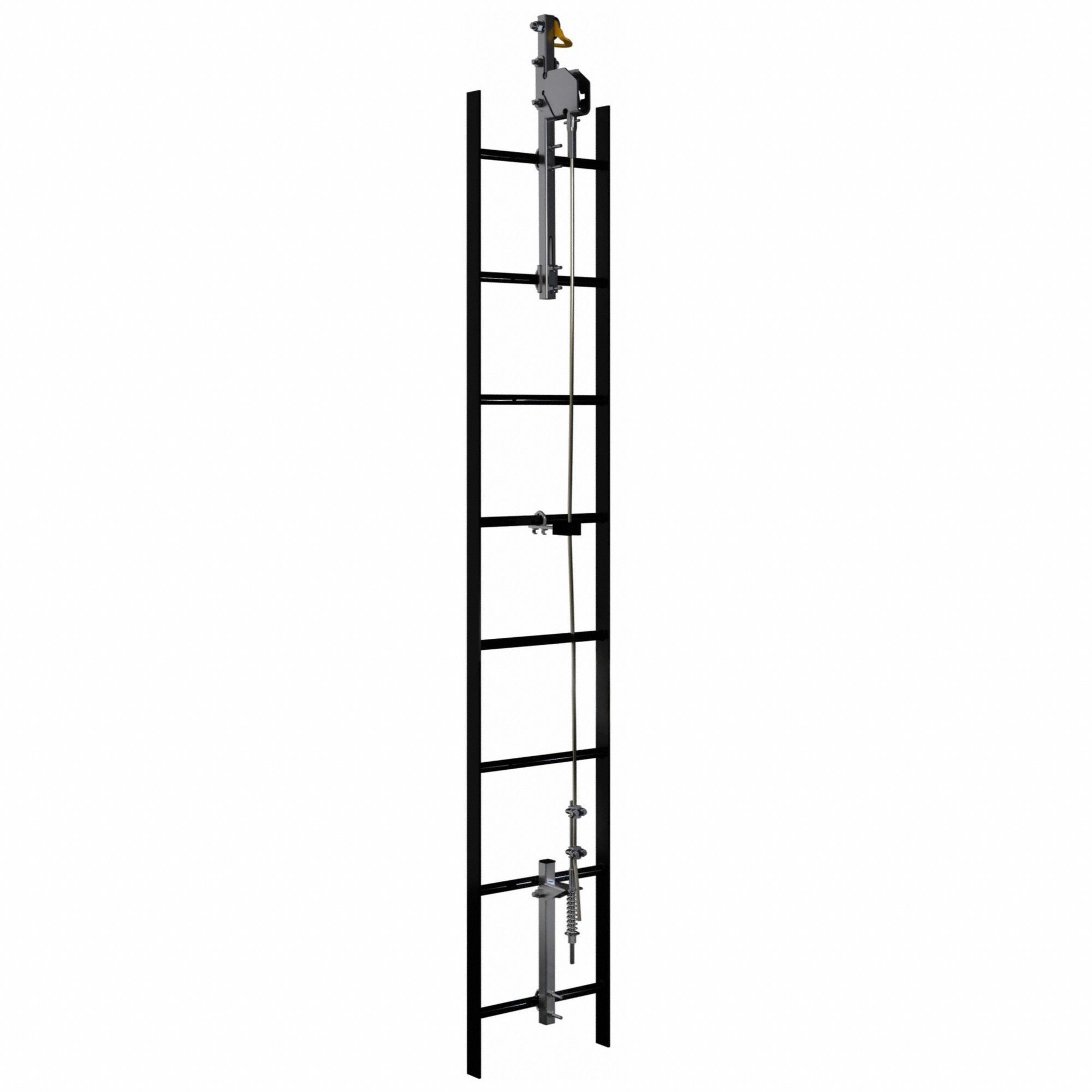 3M, Trailing, Stainless Steel, Cable Vertical Safety System - 61DF96 ...
