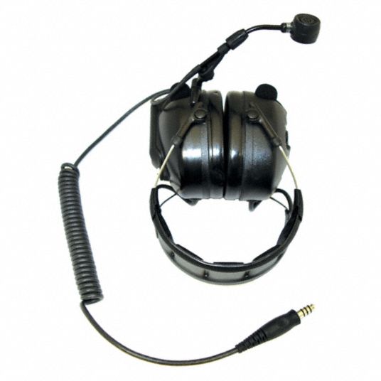 MOTOROLA, Over-the-Head Earmuff, 25 dB NRR, Tactical Headset - 487U46 ...