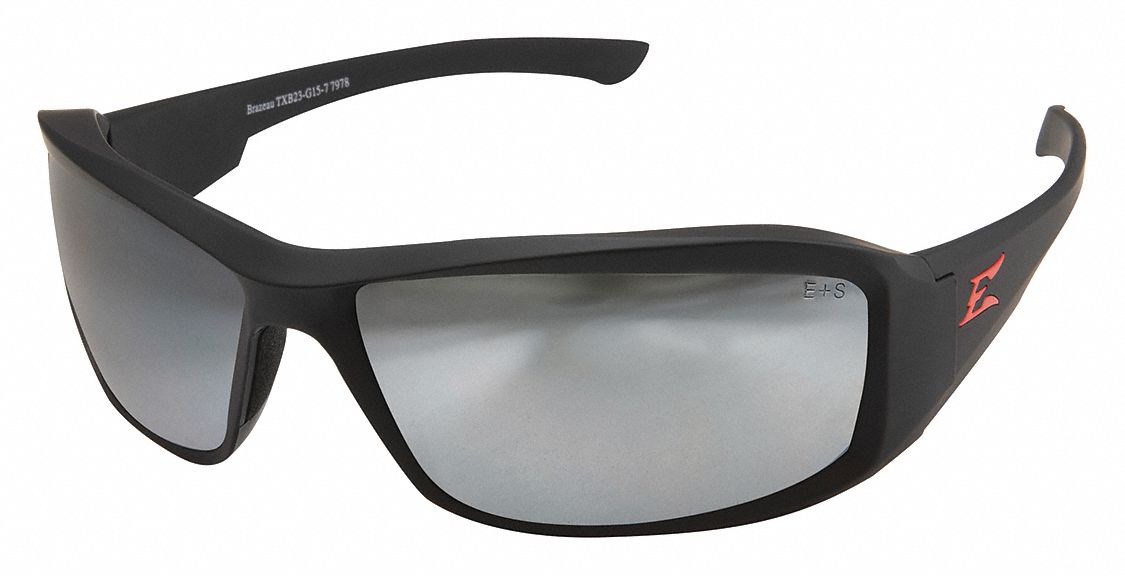 EDGE EYEWEAR, Silver Lens, Full-Frame, Safety Glasses - 487W41|XB137 ...