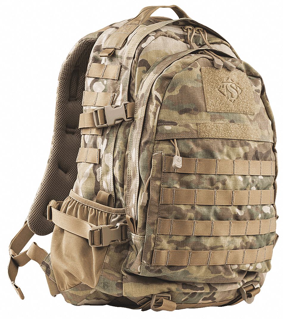 TRU-SPEC, Multicam Camouflage, Nylon, Tactical Assault Pack - 488P61 ...