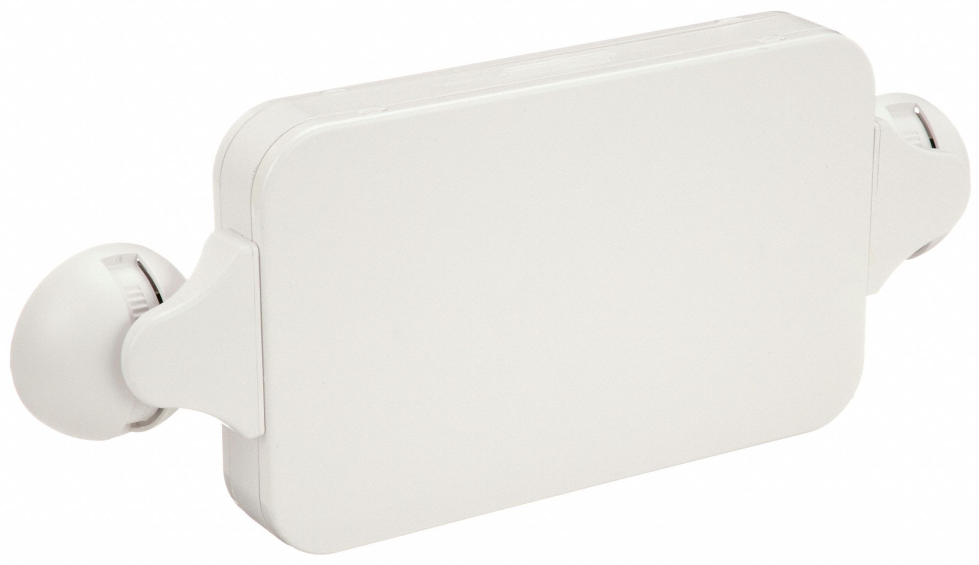 COMPASS Exit Sign with Emergency Lights: White, 1 or 2 Faces, Red, LED ...