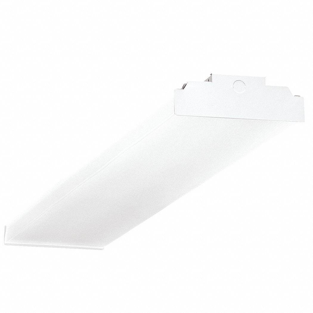 COLUMBIA LIGHTING, Straight Square Lens, 4 ft Lg, LED Surface Mount ...