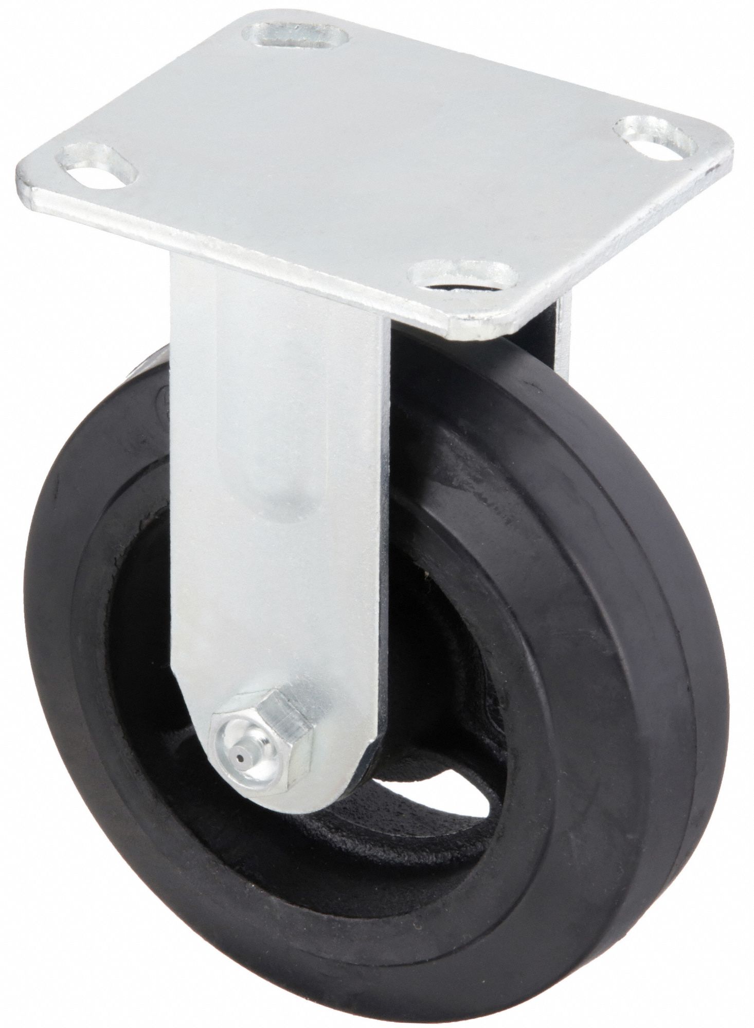 Rigid, No Brake, Plate Caster - 488Z91|P21R-RY080R-14 - Grainger