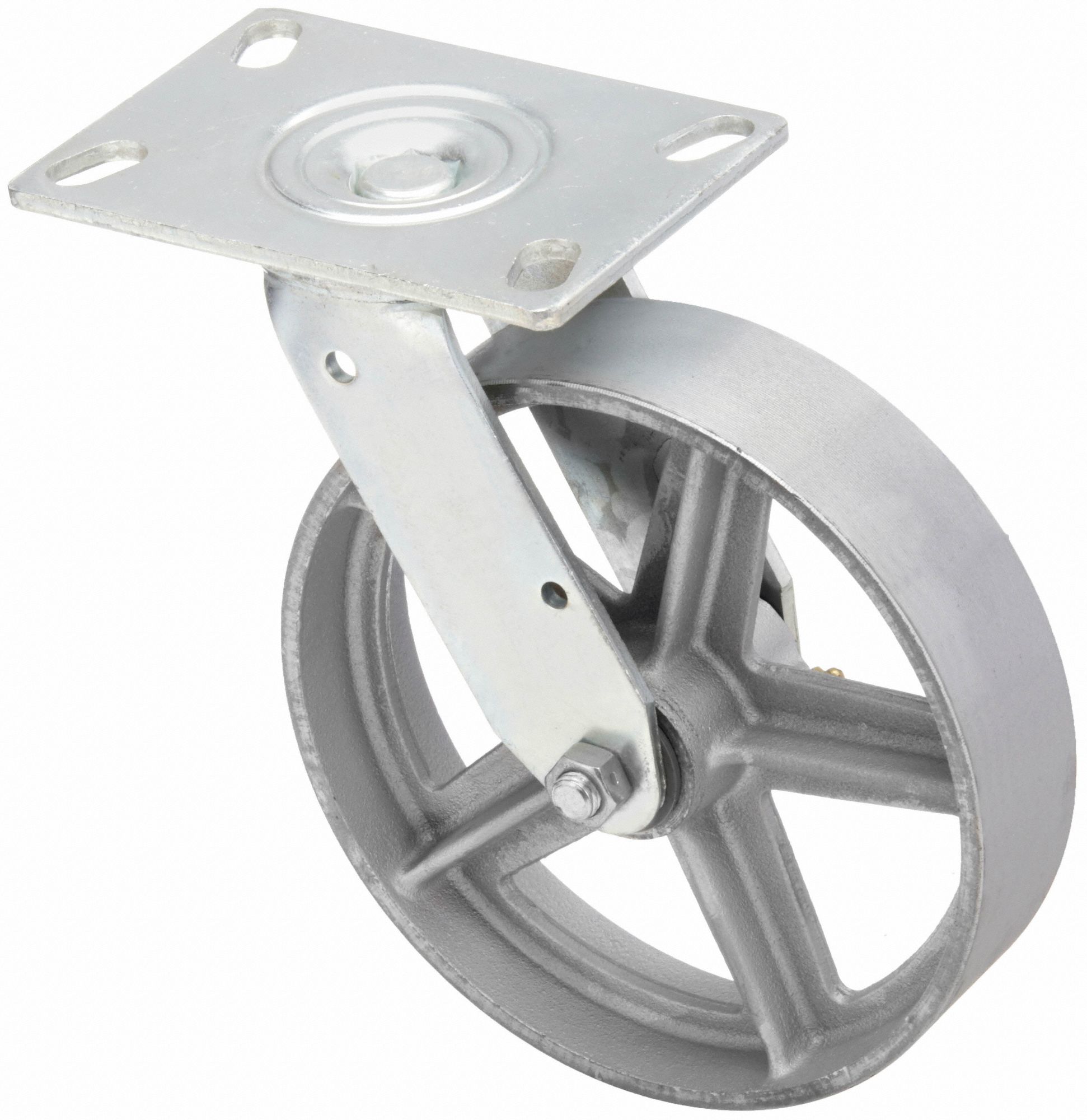 Swivel, No Brake, Plate Caster - 489A46|P21S-C060R-16 - Grainger