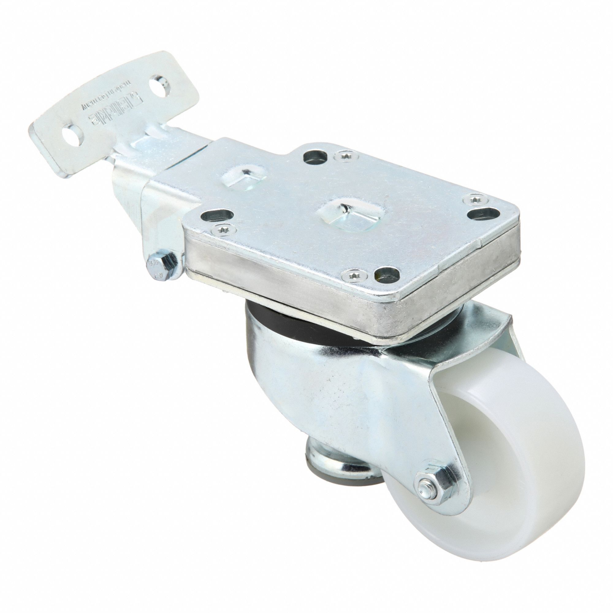 3 in Wheel Dia, 4 5/8 in Mounting Ht, Plate Caster - 489A92|HRLK-PO 75G ...