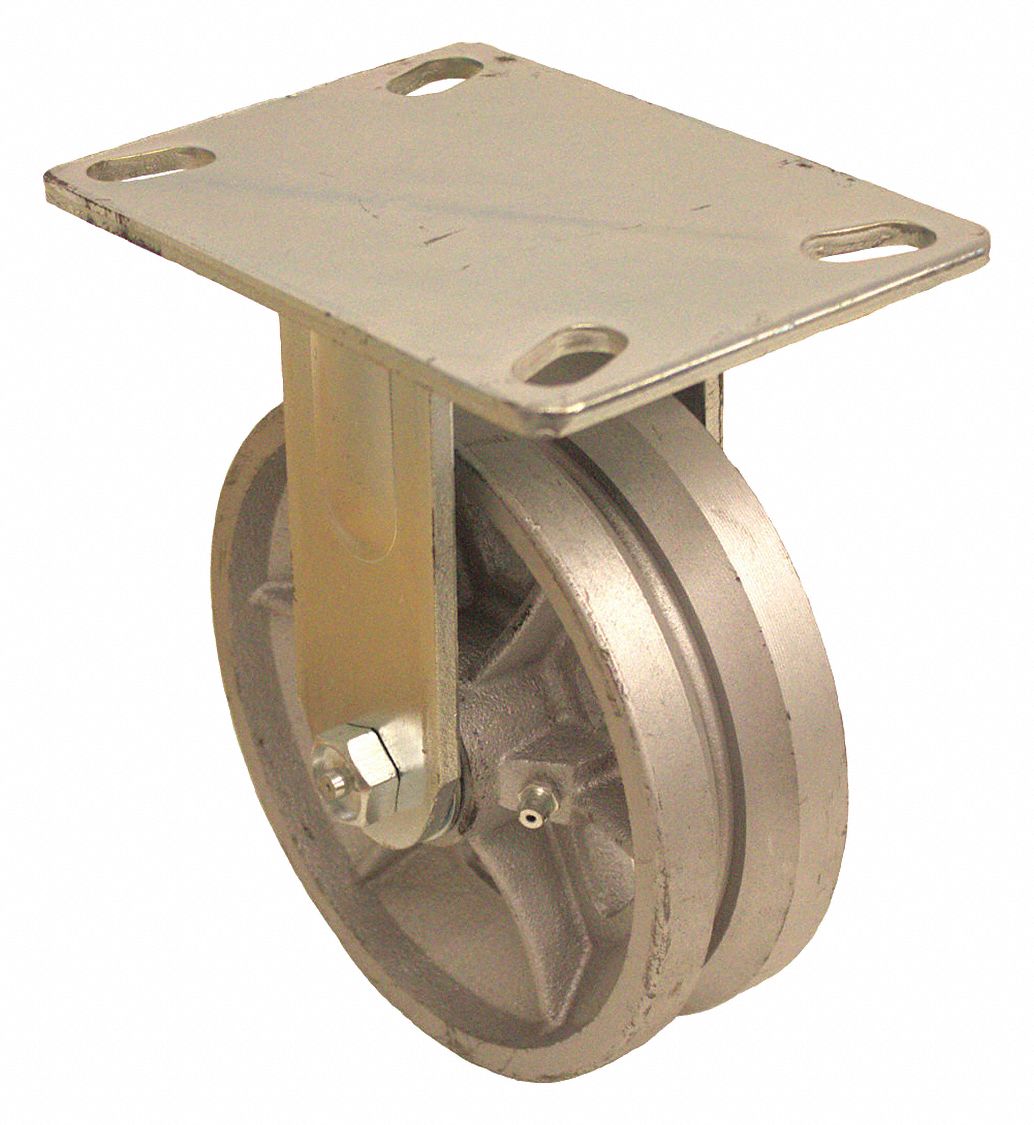 Rigid, Iron, Plate Caster - 489C14|P21R-C050R-16-VG1 - Grainger