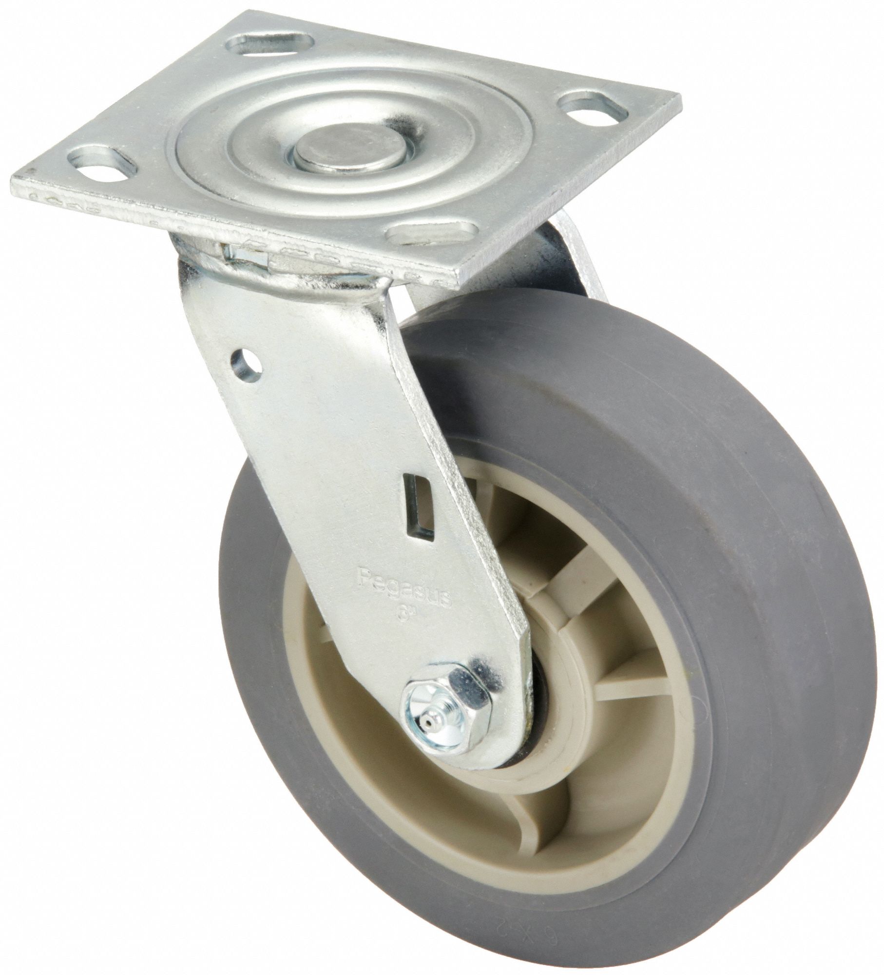 Swivel, No Brake, Plate Caster - 489C78|P21S-PRP060R-14 - Grainger