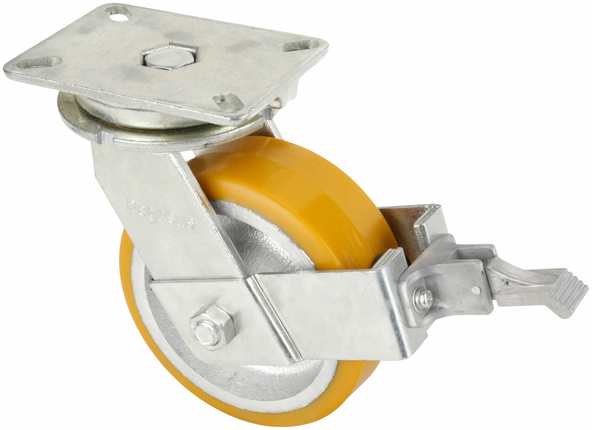 Swivel, Directional Lock/No Brake, Plate Caster - 489D55|P29S-UY080K-18 ...