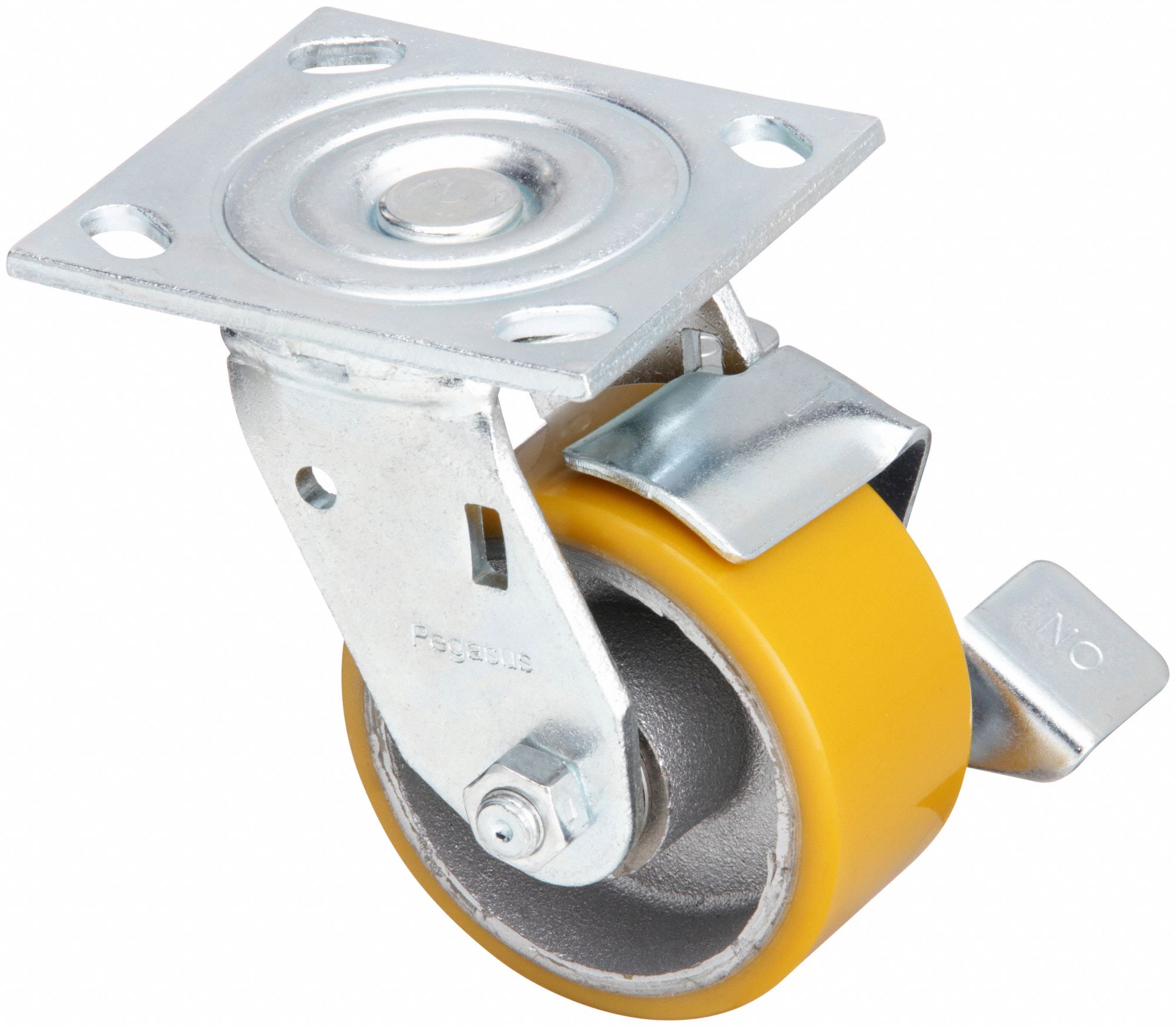 Swivel, Directional Lock/Side Brake, Plate Caster - 489D59|P21S-UY040KP ...