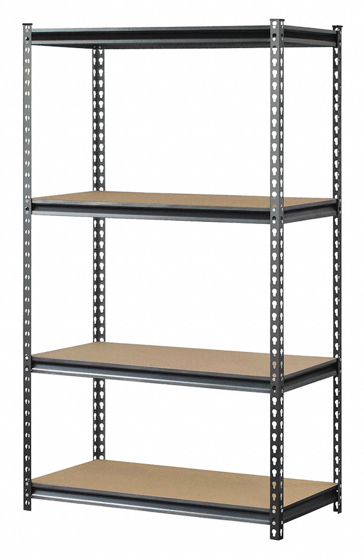 SANDUSKY Bulk Storage Rack: Medium-Duty, 36 in x 18 in, 60 in Overall ...