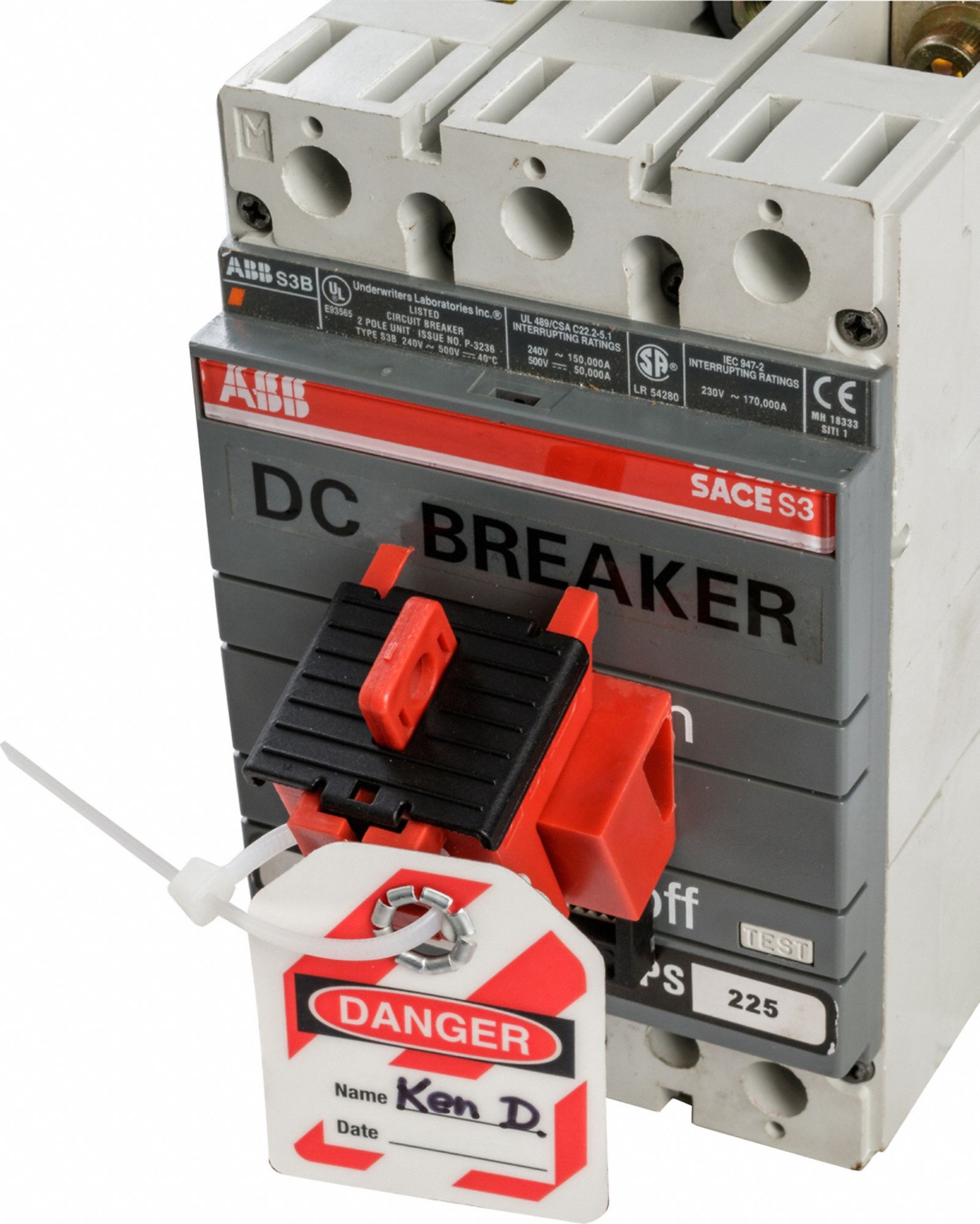 BRADY Single Pole Breaker Lockout: 480/600 Circuit Breaker Volt, Max. 1 ...