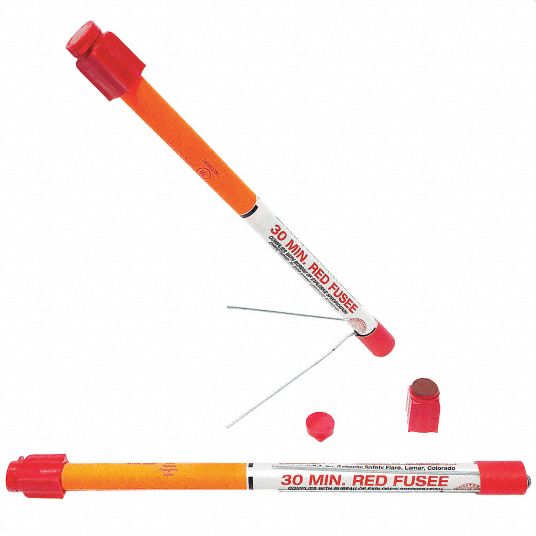 GATEWAY SAFETY FLARES Flares w/Wire Stand, 17 in, 30 min Flare Duration ...