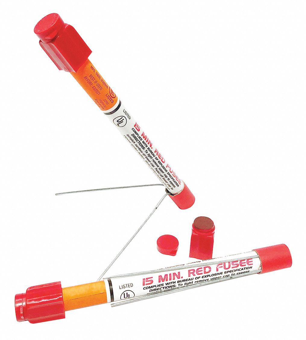 GATEWAY SAFETY FLARES Flares w/Wire Stand, 15 min., PK36 - 489M82|FUSEE ...