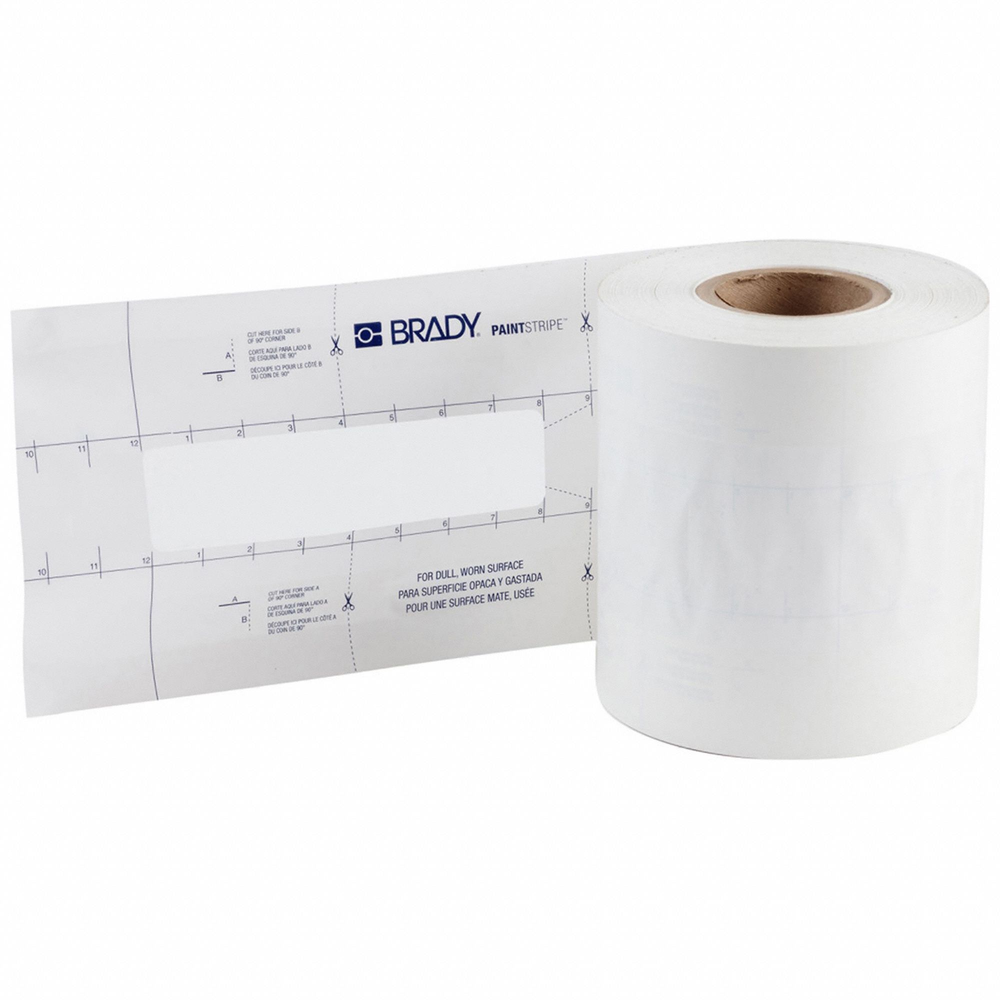 Dashed Line, Polyester, Floor Stencil - 489N65|148818 - Grainger