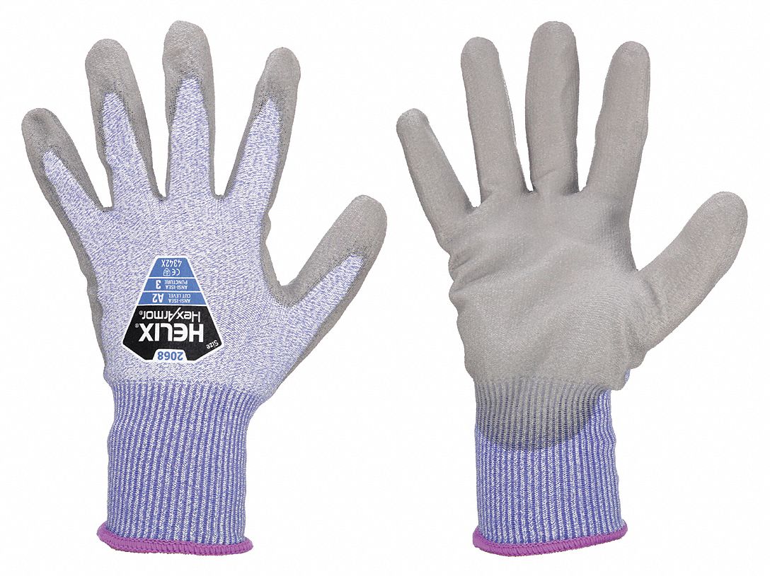 HEXARMOR, 3XL ( 12 ), Smooth, Coated Gloves - 489X51|2068-XXXL (12) - Grainger