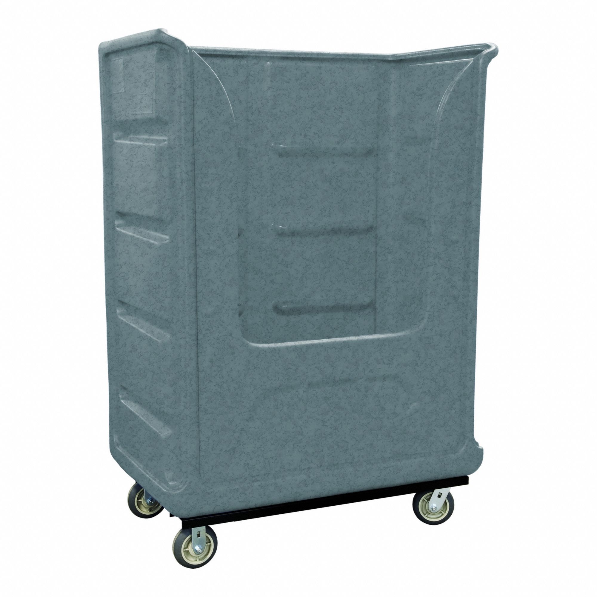 ROYAL BASKET TRUCKS, Granite Gray, (4) Swivel, Bulk Transport Cart ...