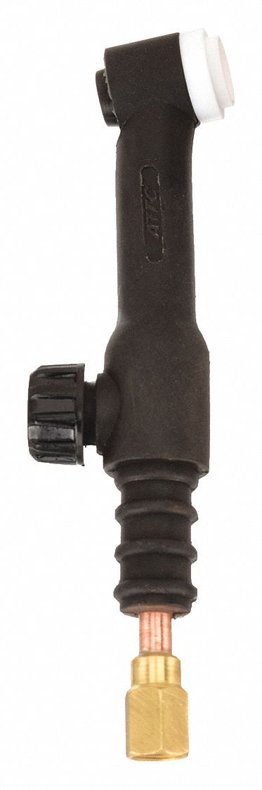 AMERICAN TORCH TIP TIG TORCH BODY, 9FV, AIR-COOLED, 125 A, FOR 3/32 IN ...