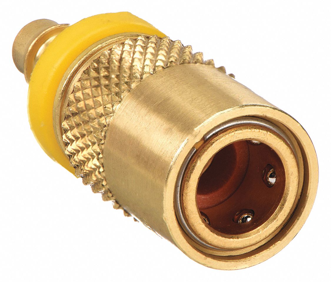 PARKER, 1/4 in Coupling Size, Brass, Hydraulic Quick Connect Hose ...