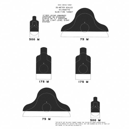 ACTION TARGET, Tagboard Paper, Bullseye Target, Shooting Range Targets ...