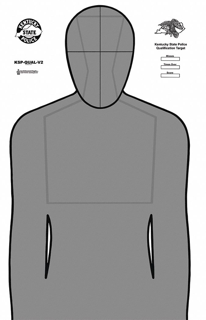 ACTION TARGET, State Specific, Black/Gray, Kentucky State Police ...