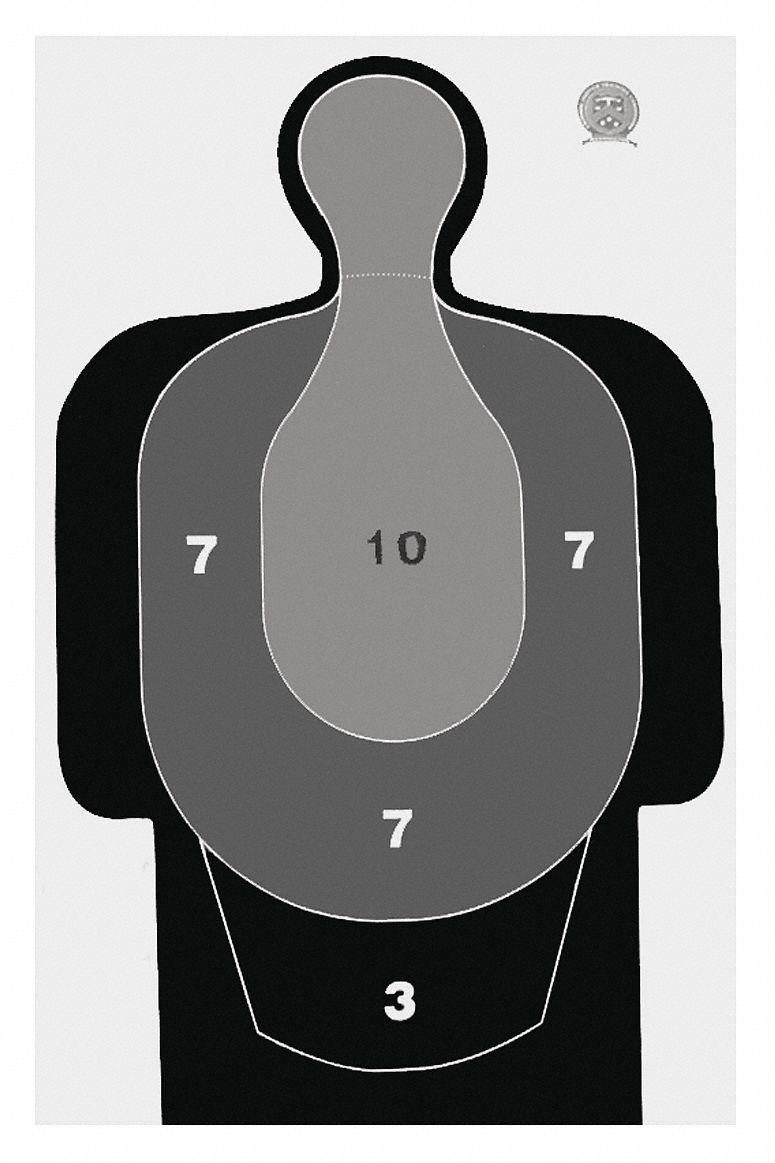 ACTION TARGET, Paper, Silhouette Target, Shooting Range Targets ...