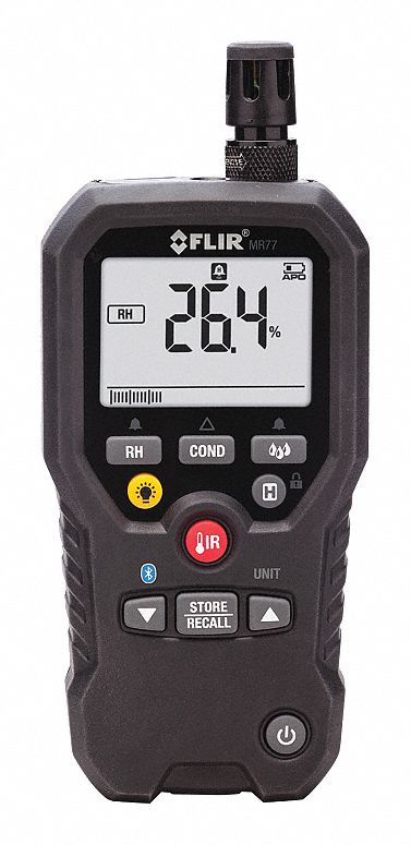 FLIR, Digital, LCD, Moisture Meter - 48FT94|MR77-NISTL - Grainger