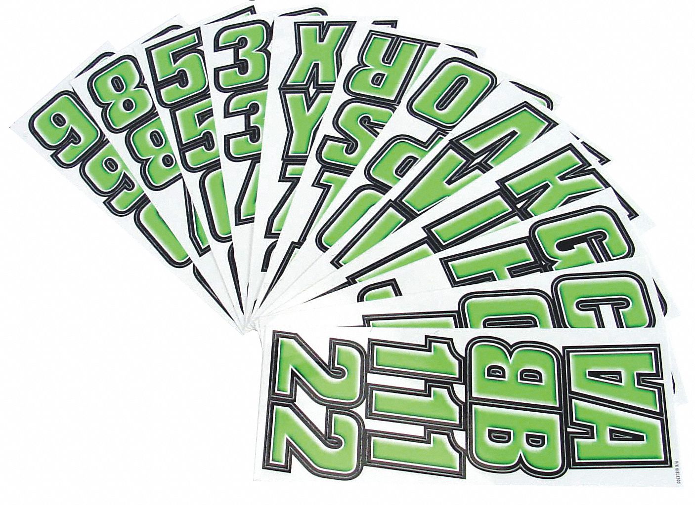 Gen Identification, 2 in Character Ht, Letter and Number Labels ...