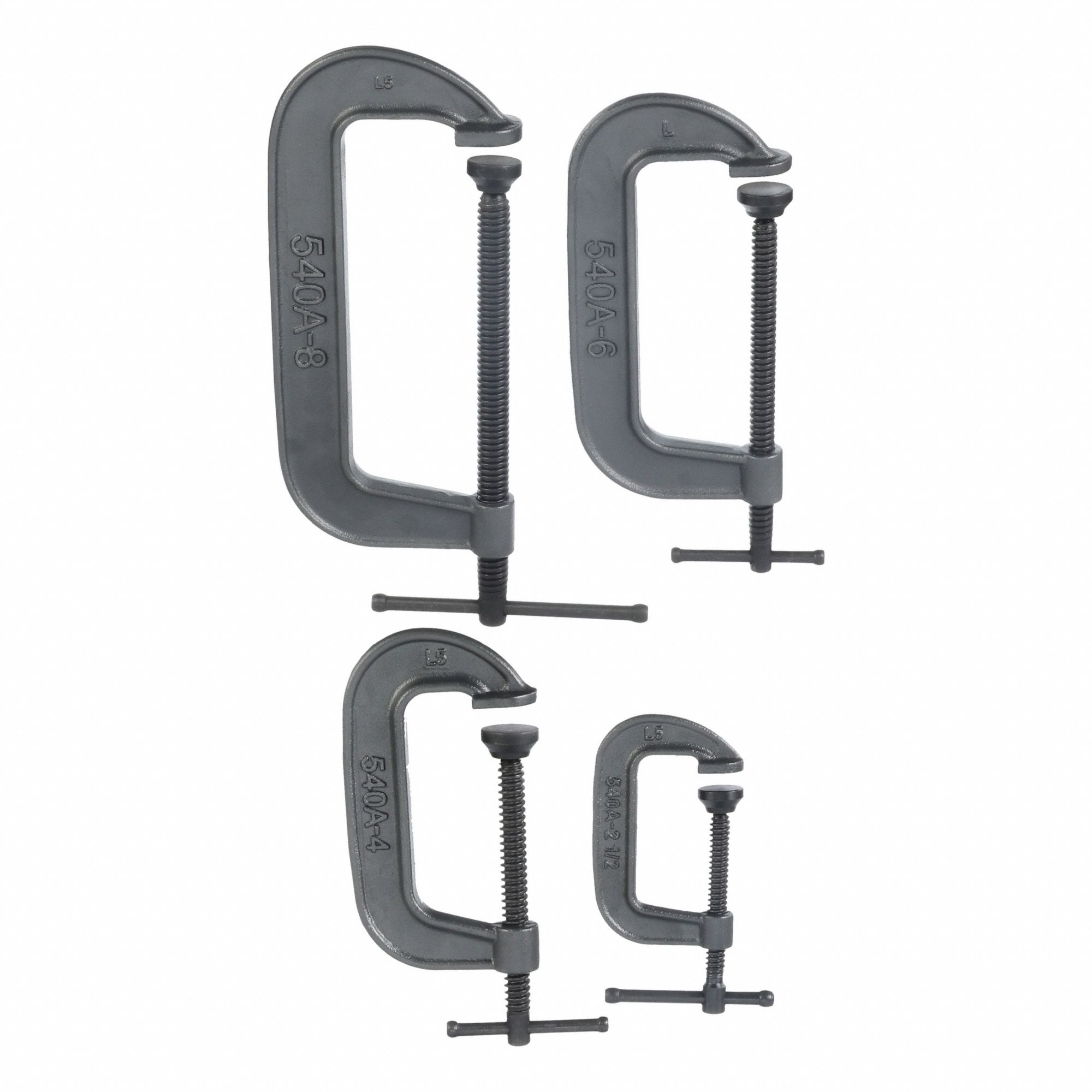 WILTON, Heavy Duty/Medium Duty, Flat, C-Clamp Set - 48FX60|11115 - Grainger