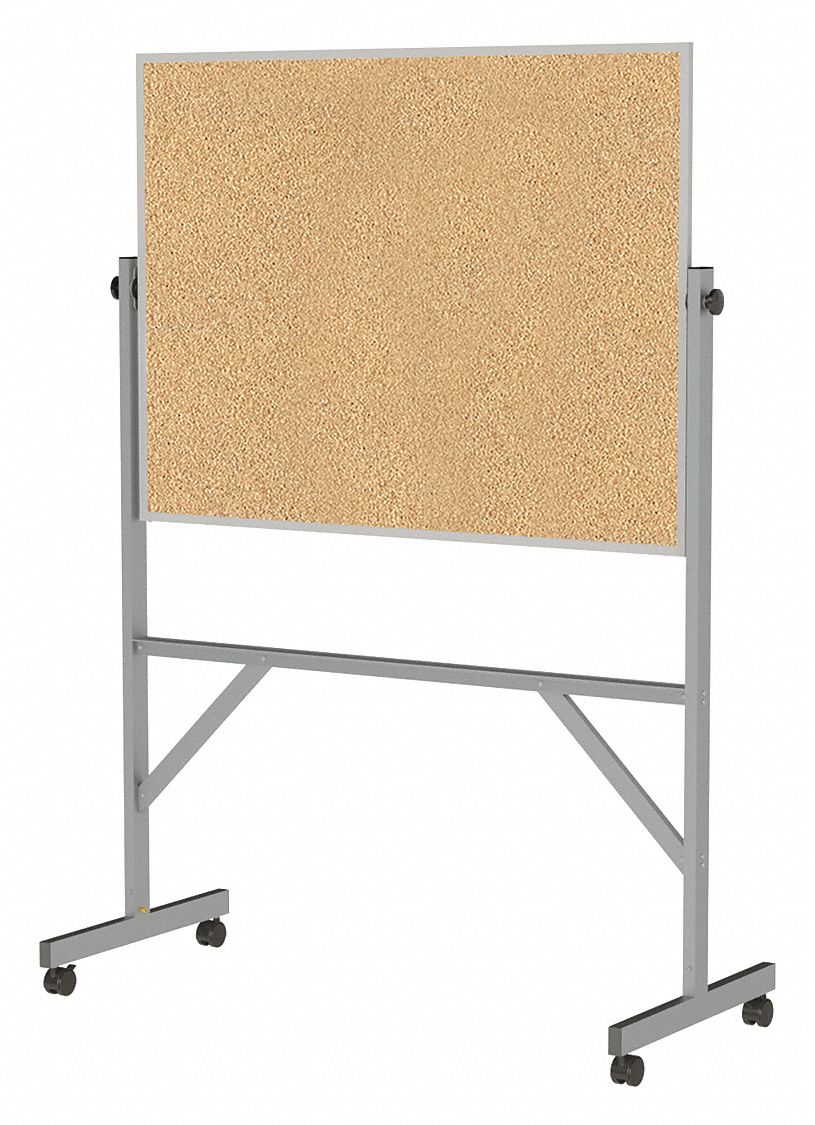 GHENT, Cork, Mobile/Casters, Bulletin Board - 48GC82|ARKK34 - Grainger