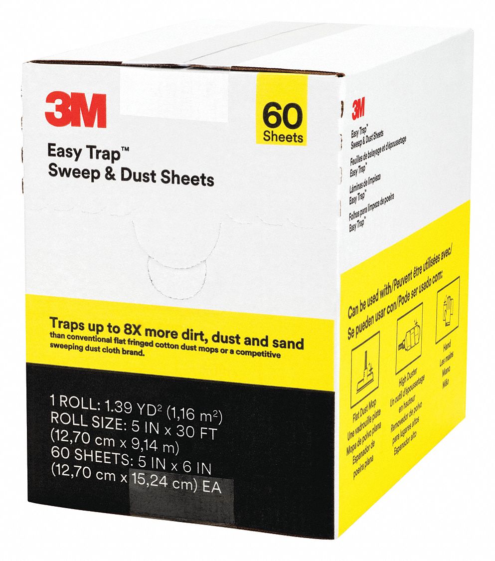 3M, 6 in Lg, 5 in Wd, Dust Cloth - 48GF56|59032W - Grainger