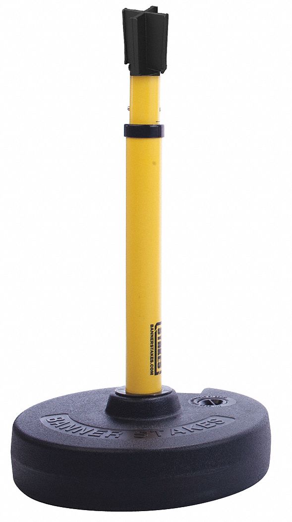 BANNER STAKES, Round Flat, 16 in Post Ht, PLUS Barrier System Receiver ...