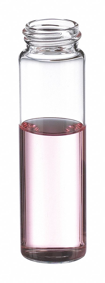 Borosilicate Glass, 30 mL Capacity - mL, Sample Vial - 48H677|W224834 ...