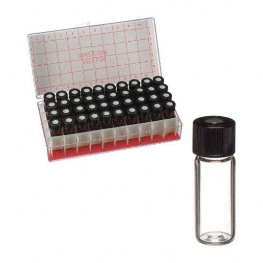 Borosilicate Glass, 1.5 mL Capacity - mL, Sample Vial - 48H678|224950 ...
