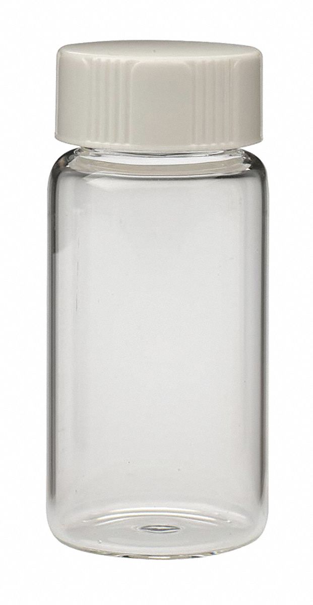 Borosilicate Glass, 20 mL Capacity - mL, Sample Vial - 48H847|986548 ...
