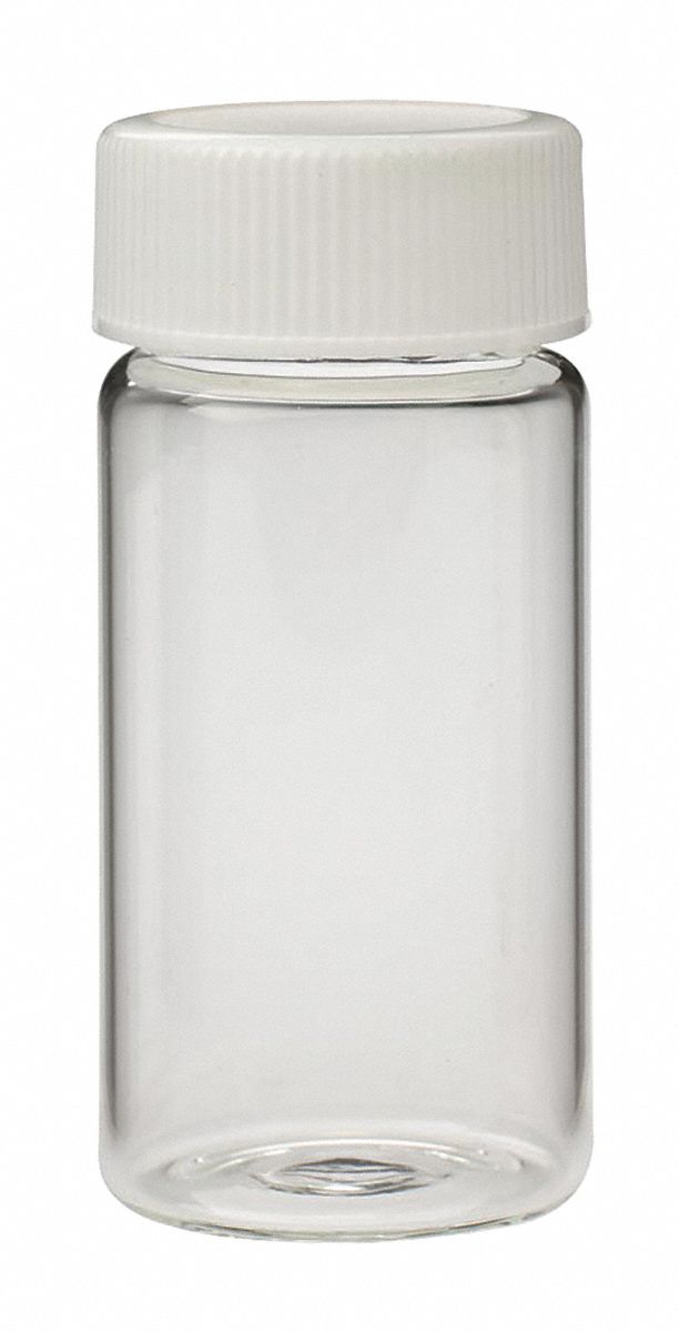 Borosilicate Glass, 20 mL Capacity - mL, Sample Vial - 48H848|986560 ...