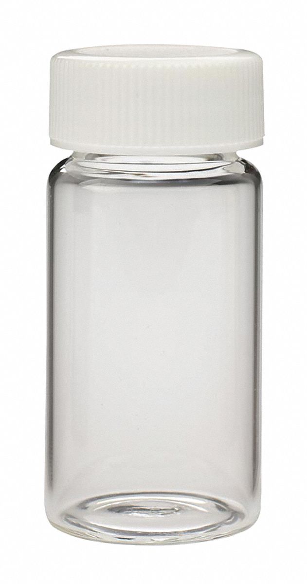 Borosilicate Glass, 20 mL Capacity - mL, Sample Vial - 48H849|986561 ...