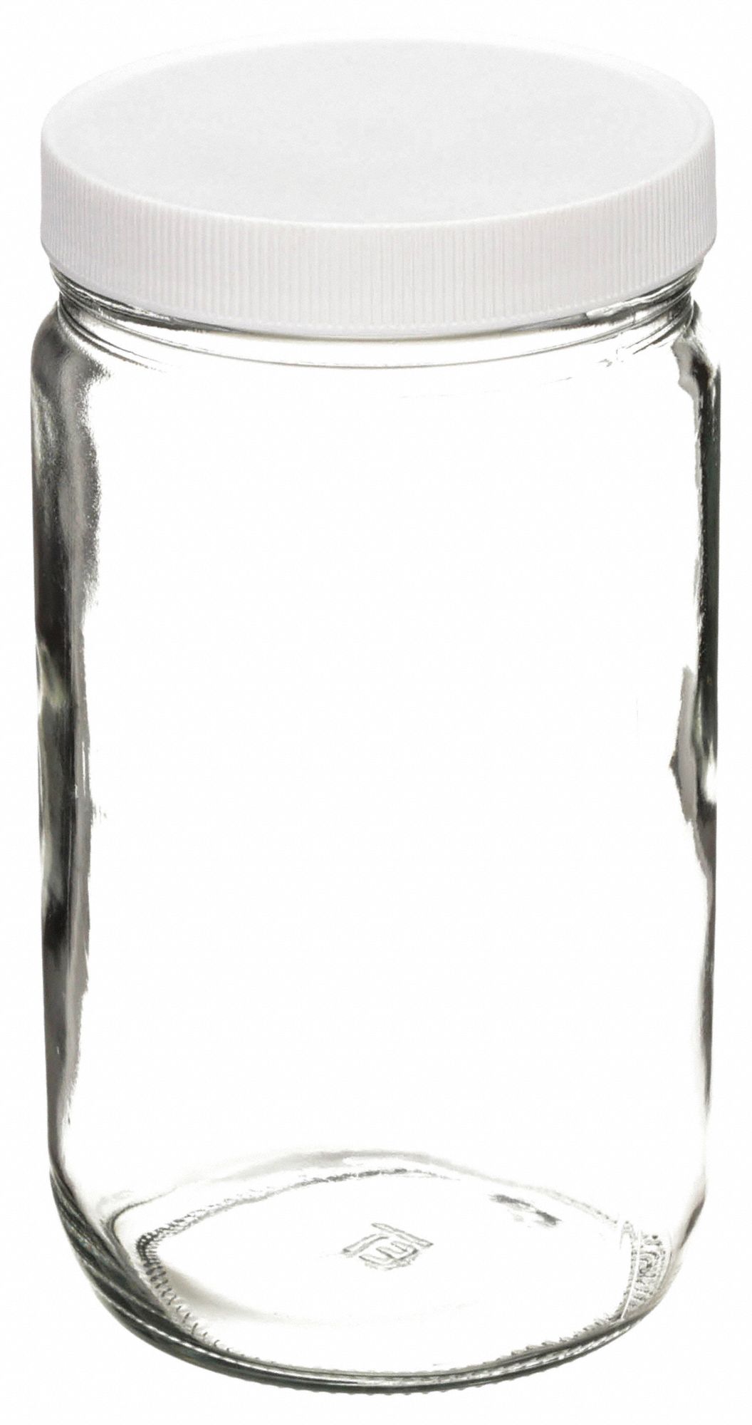 Soda Lime Glass, 1 L Capacity - mL, Jar - 48H862|W216907 - Grainger