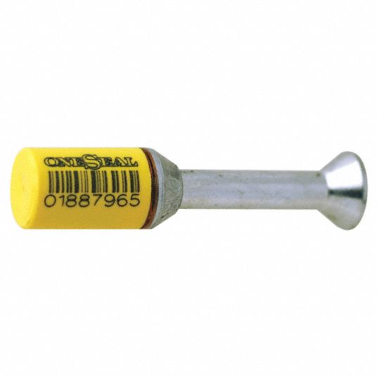 ONESEAL USA, Yellow, 3/16 in Bolt Dia, Bolt Seal - 48HN83|79-SM-YE ...